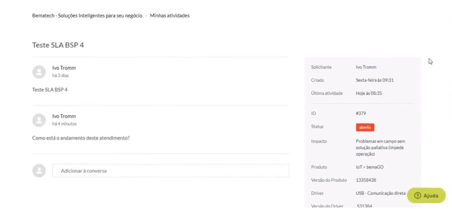 BEMATECH ° Book de processos